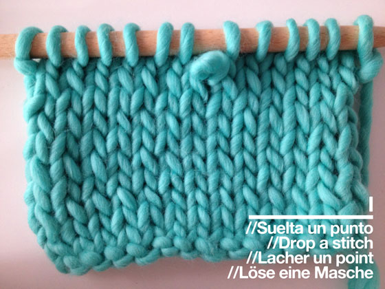 How to give your knitting project a frayed effect - The Blog - US/UK