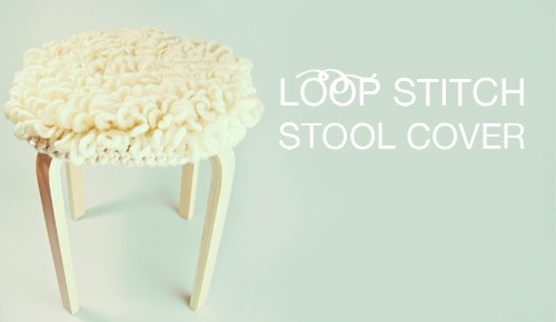 Free pattern: stool cover - The Blog - US/UK