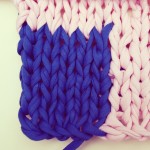 How to do vertical bands in striped cut