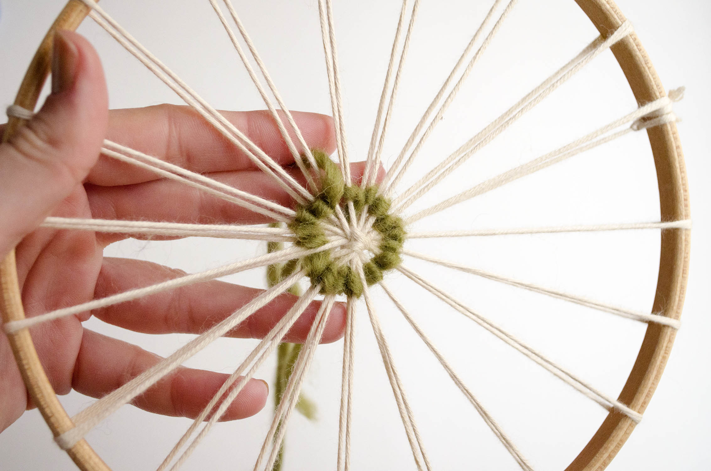 Free pattern: how to make a circular wall hanging - The Blog - US/UK