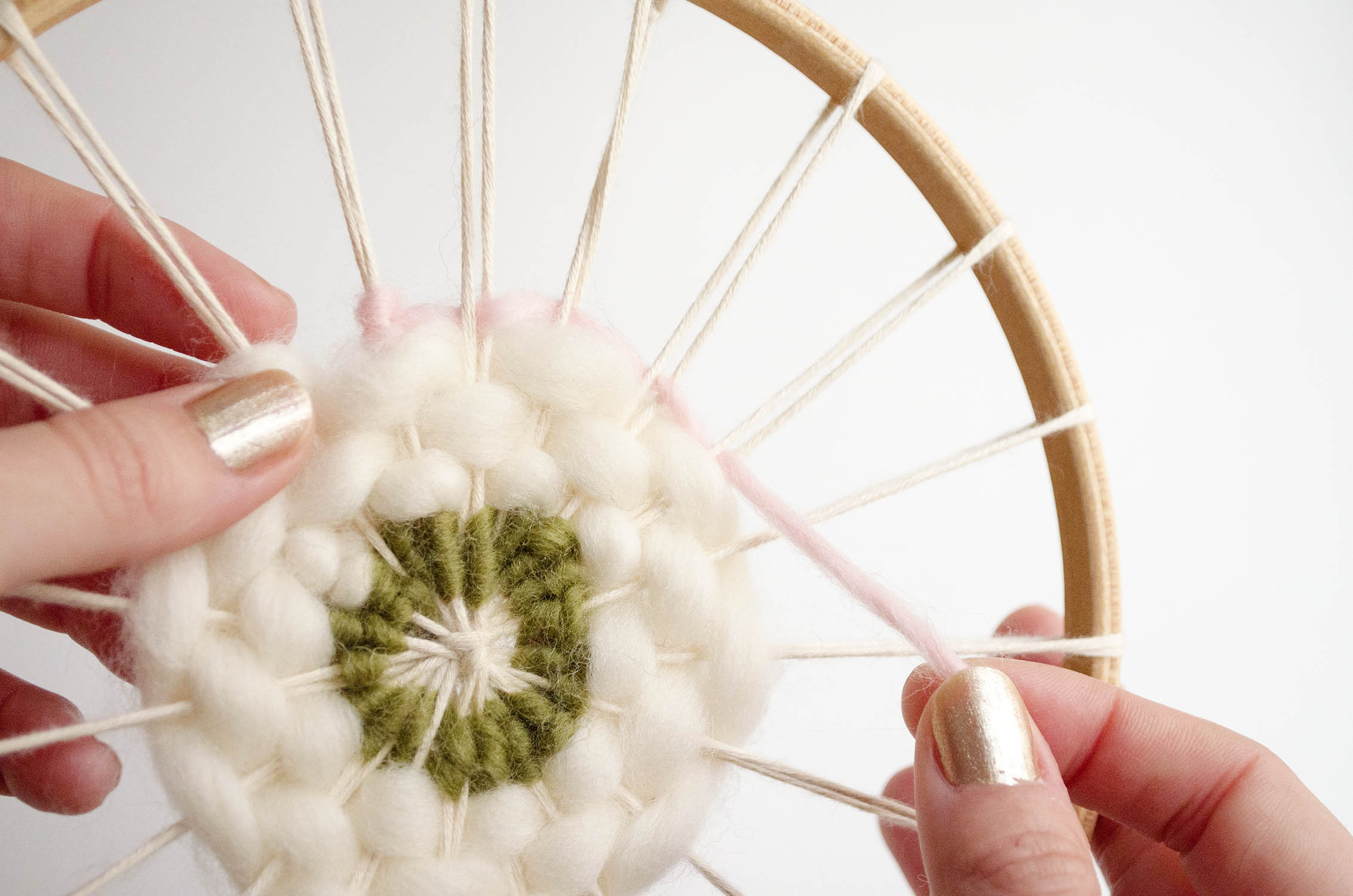 Free pattern: how to make a circular wall hanging - The Blog - US/UK