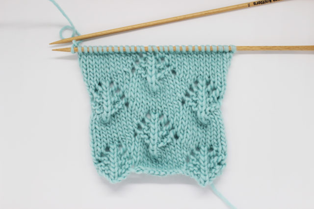 How to knit the small pine trees stitch - The Blog - US/UK