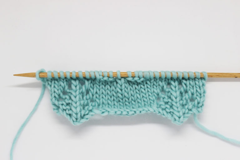 How to knit the small pine trees stitch - The Blog - US/UK
