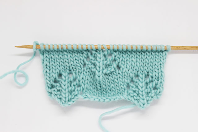 How to knit the small pine trees stitch - The Blog - US/UK
