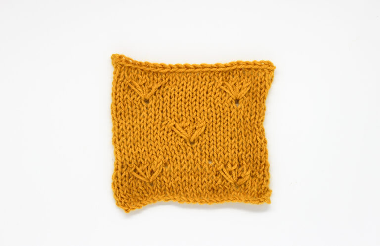 How to knit the daisy stitch - The Blog - US/UK