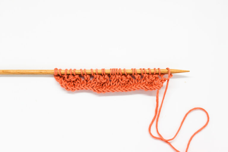How to knitting mini shell lace stitch - The Blog - US/UK